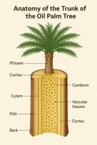 The Palm Oil Tree: Parts, Anatomy, Structure, and Characteristics